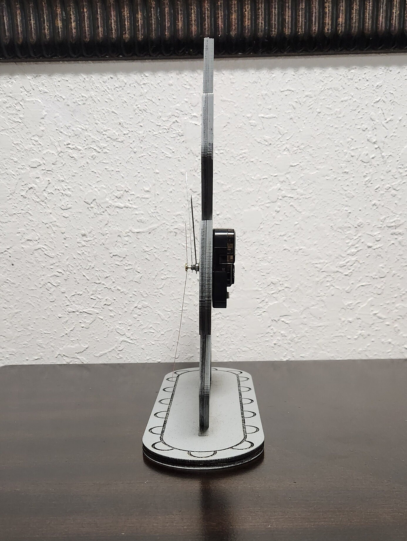 Aztec Style Wooden Tabletop Clock - Etsy