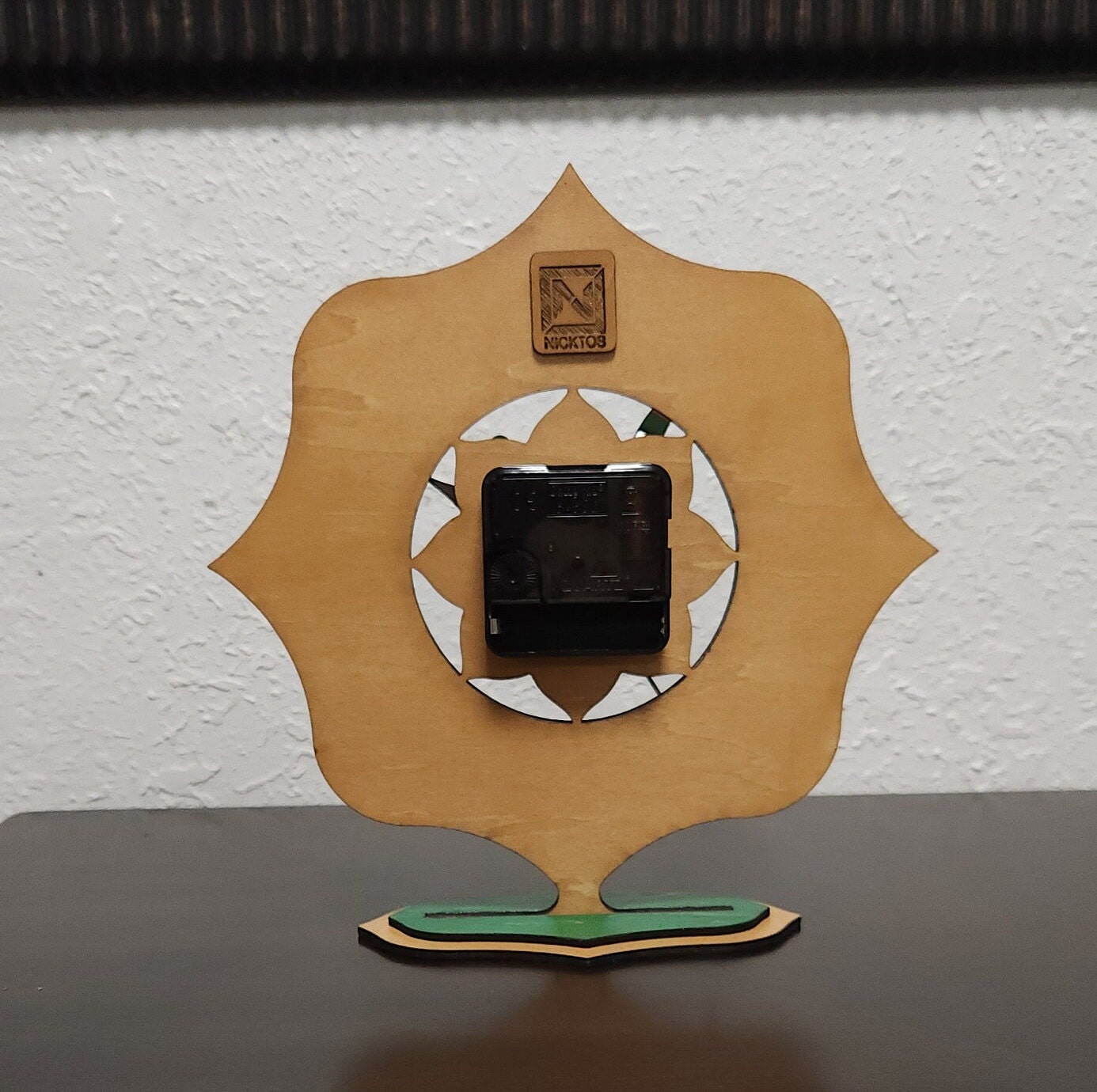 Desk Wooden Clock Inspired by Indian Culture - Etsy