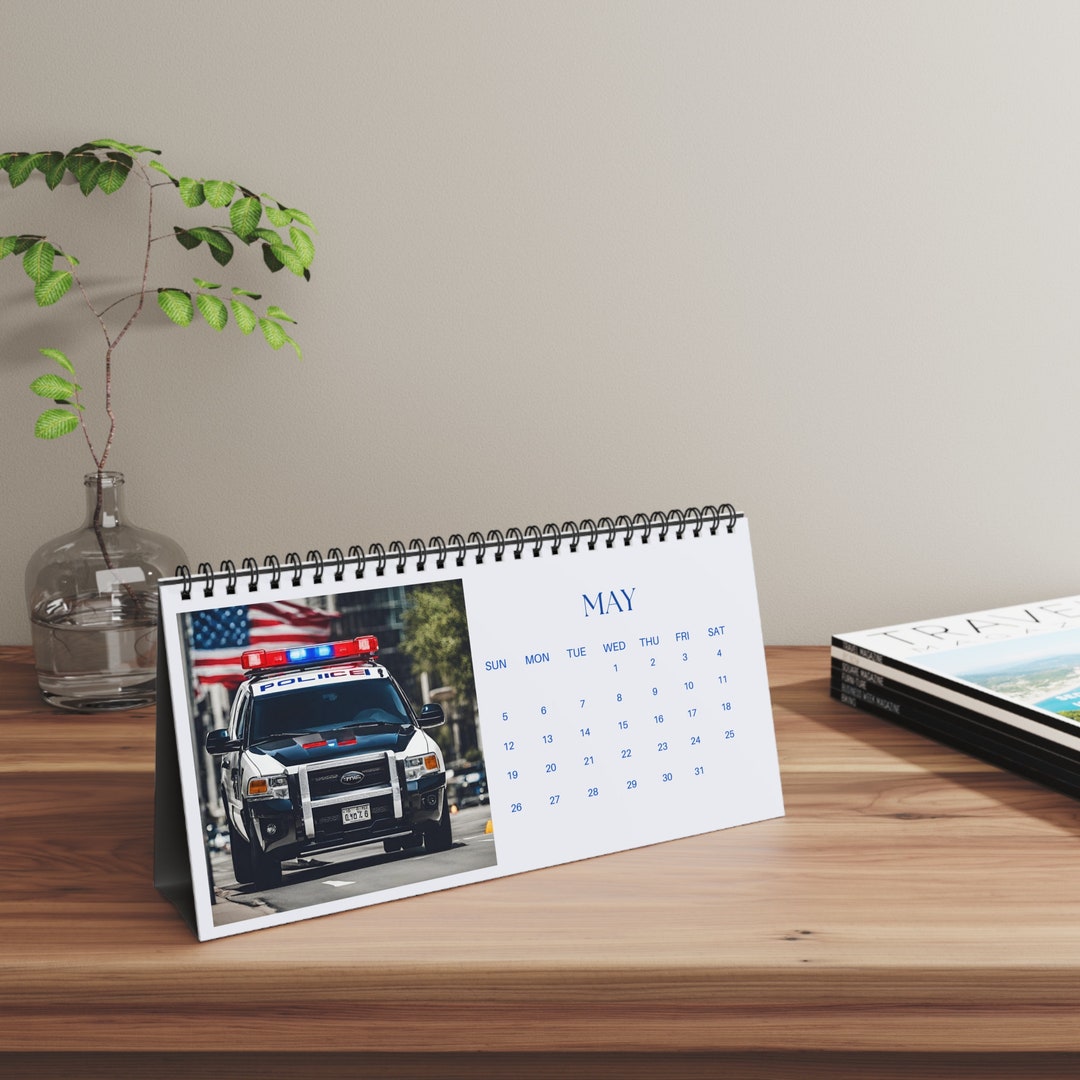 2024 POLICE Desk Calendar - Etsy