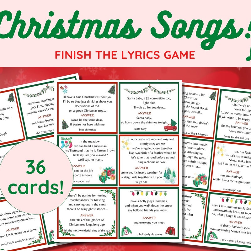 Christmas Party Game - Etsy