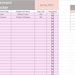 Class Assignment Tracker Google Sheets Spreadsheet Template | Digital ...