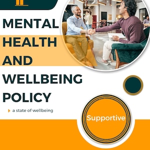 Mental Health Policy Template for Workplace Wellbeing - Editable Word ...