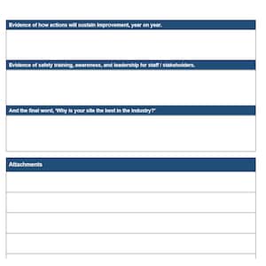 Complete Safety Award Nomination Form - Employee Recognition Template ...