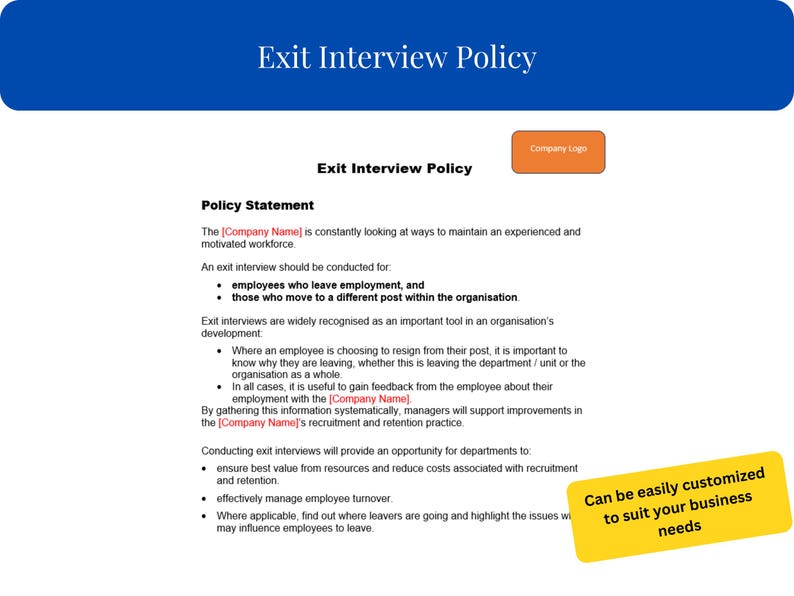 HR Offboarding Toolkit: Leavers Checklist, Exit Interview (templates ...