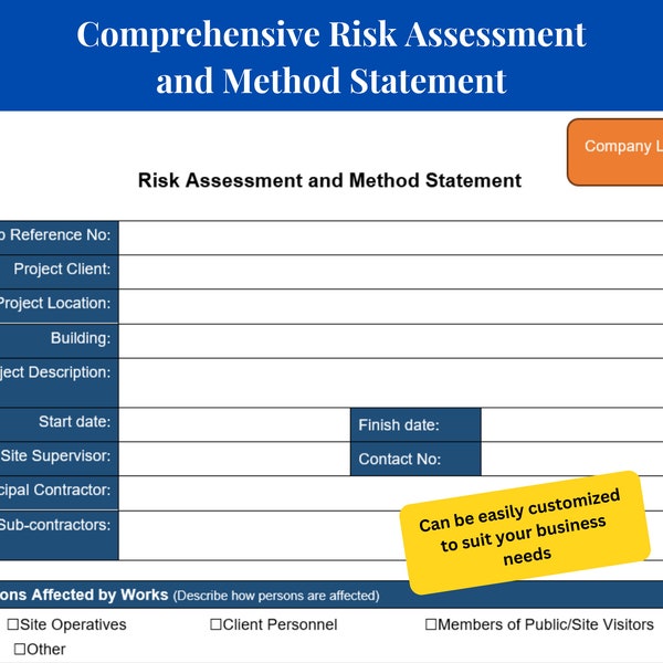 Risk Register Template Project Risk Register Template in Excel ...