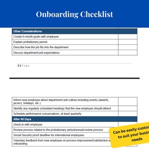 Employee Onboarding Checklist Template | HR Essentials for Small ...