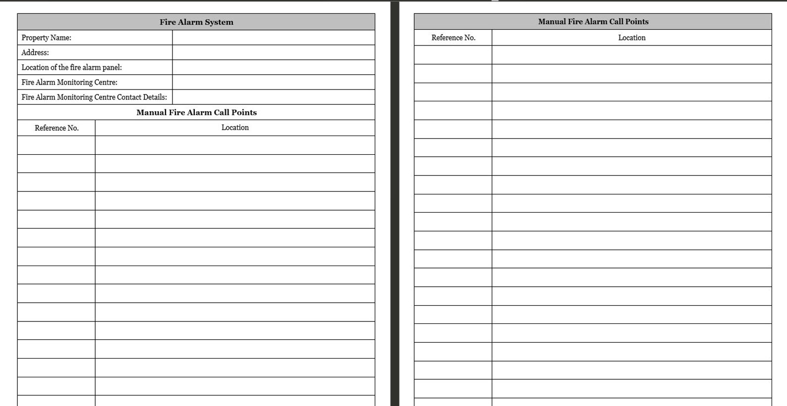 Fire Safety Log Book Fire Safety Log Book Printable Fire Safety Log Fire Safety Log Book Fire Safety Log Book Printable Fire Safety Log