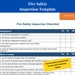 Comprehensive Fire Safety Inspection Template Word | Fire Safety ...