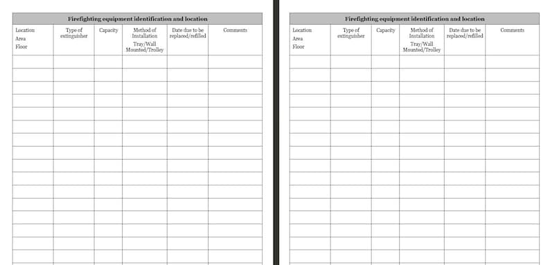 Fire Safety Log Book - Perfectly Detailed | Fire Safety Log Book ...