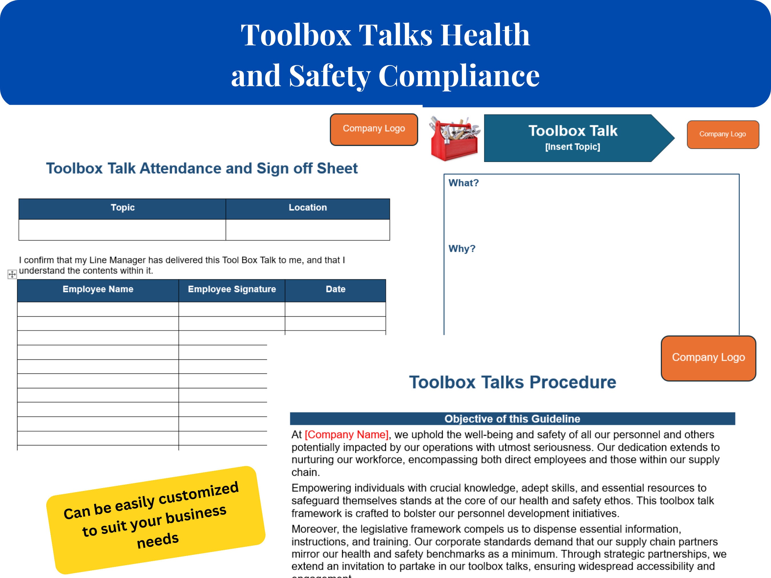 Complete Health & Safety Document Kit for Startups and Smes | Startup ...