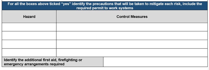 Hot Works Risk Assessment Template: Safe System of Work (digital ...