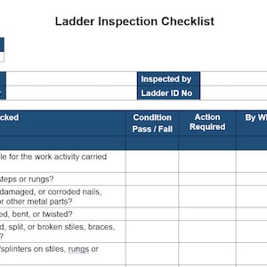 Ladder Inspection Checklist - Stay Safe on Your Next Climb ...