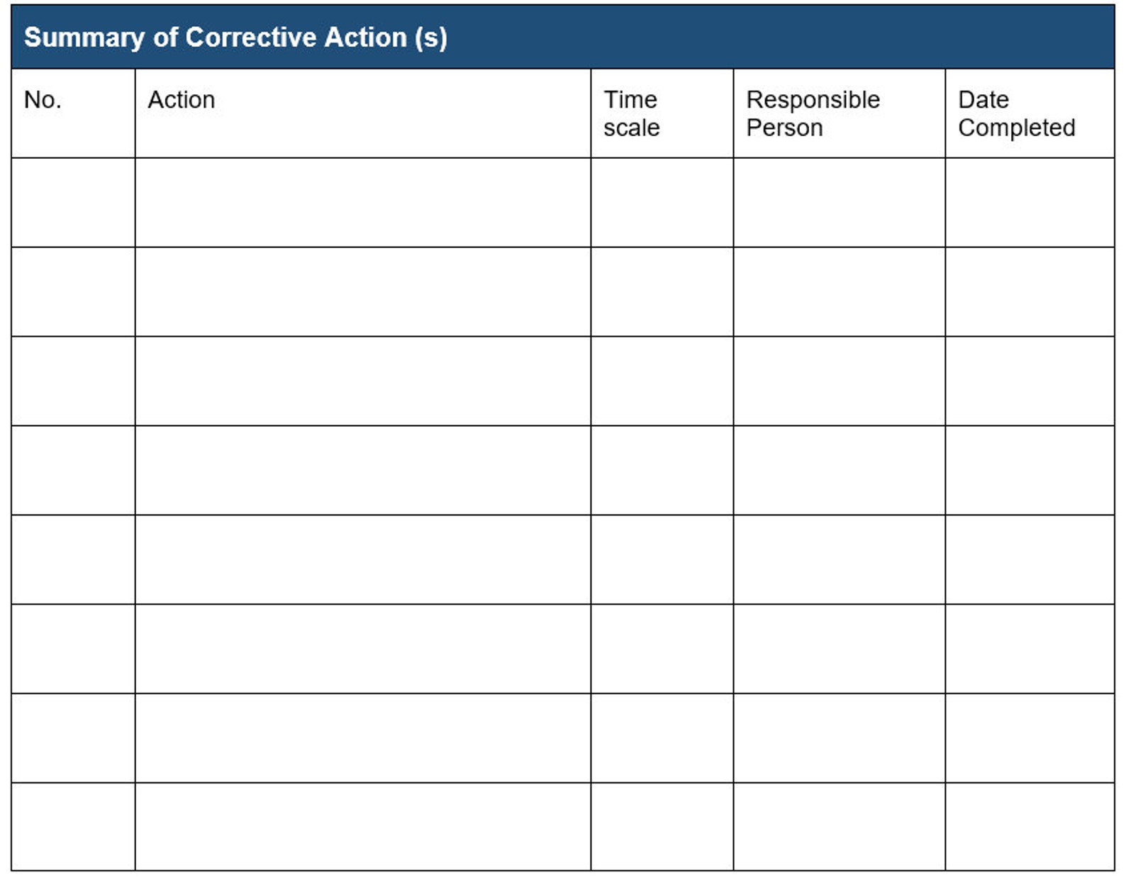 Comprehensive Office Health and Safety Inspection Checklist Form ...