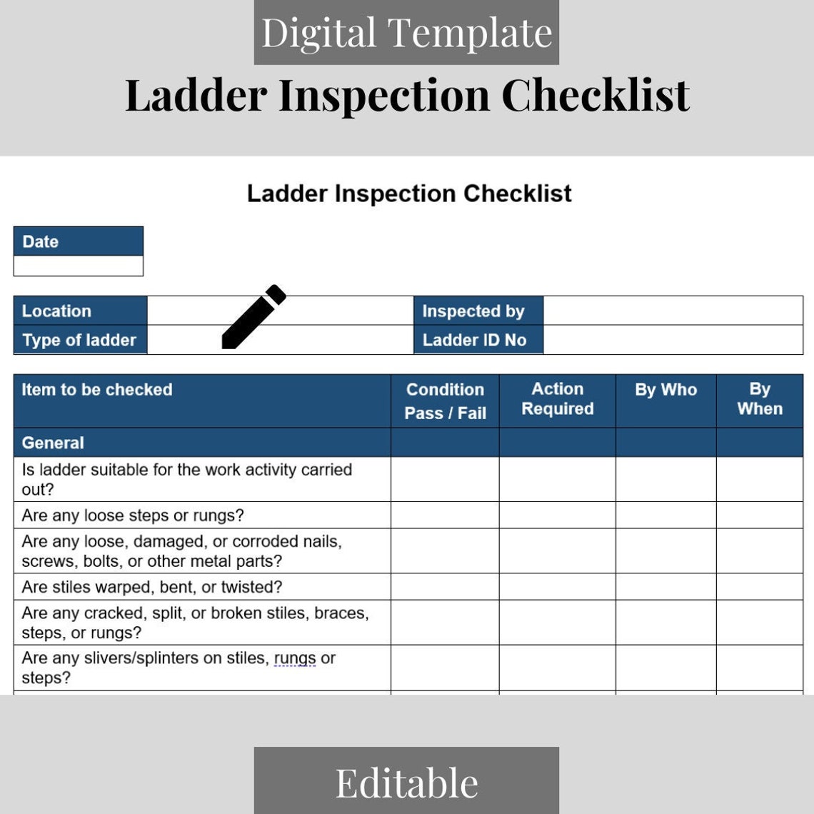 Ladder Inspection Checklist - Stay Safe on Your Next Climb ...