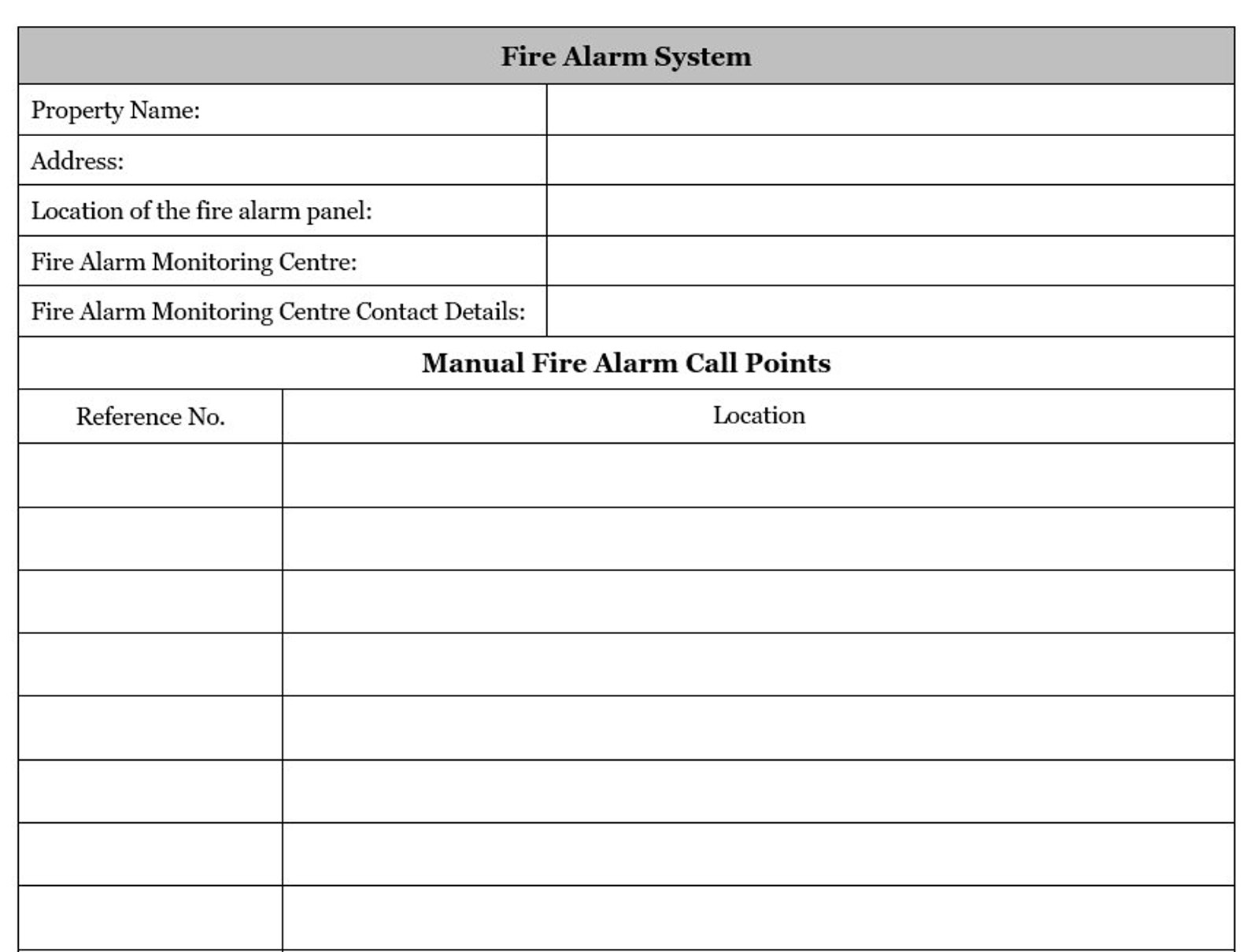 Fire Safety Log Book - Perfectly Detailed | Fire Safety Log Book ...