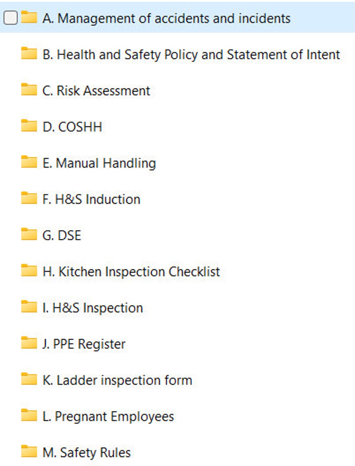 Complete Health & Safety Document Kit for Startups and Smes Startup ...