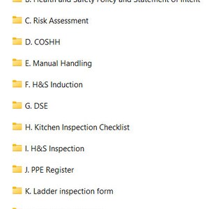 Complete Health & Safety Document Kit for Startups and Smes | Startup ...