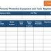 PPE Inspection Forms and Equipment Register Bundle | Editable H&S PPE ...