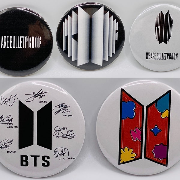 Bts Buttons - Etsy