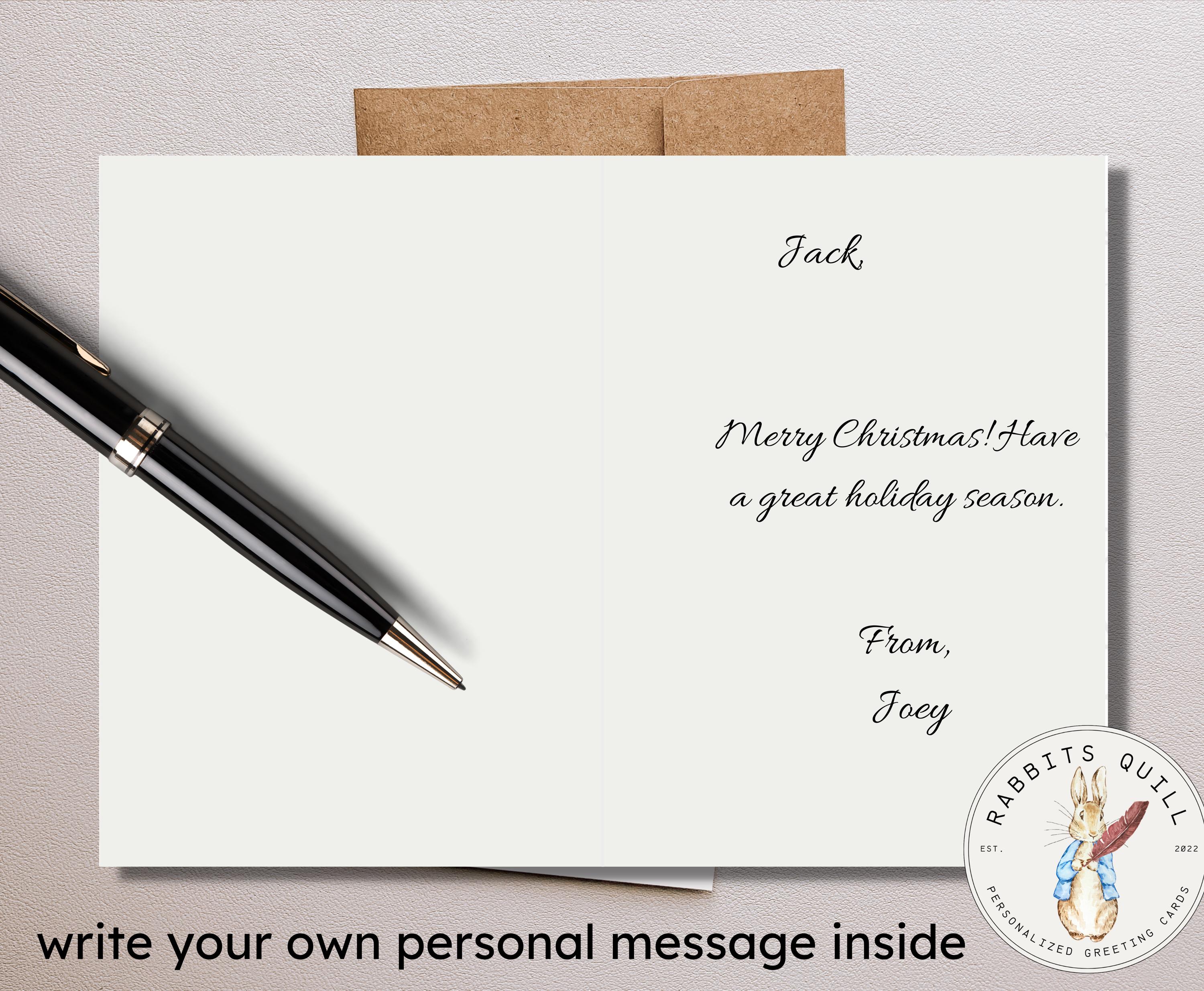 Funny Merry Christmas Card Printable, 5x7 Inch Card, Digital Download ...