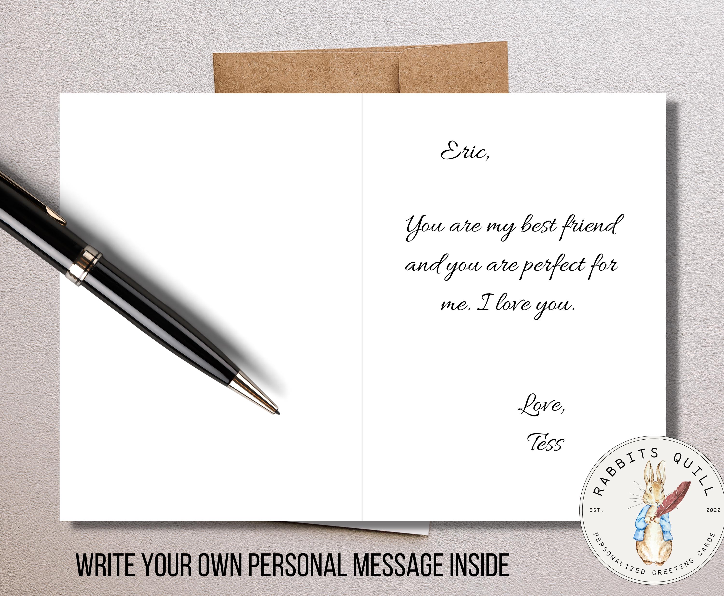 Printable Love Card, 5x7 Inch Cards, Foldable Anniversary Card, Punny ...