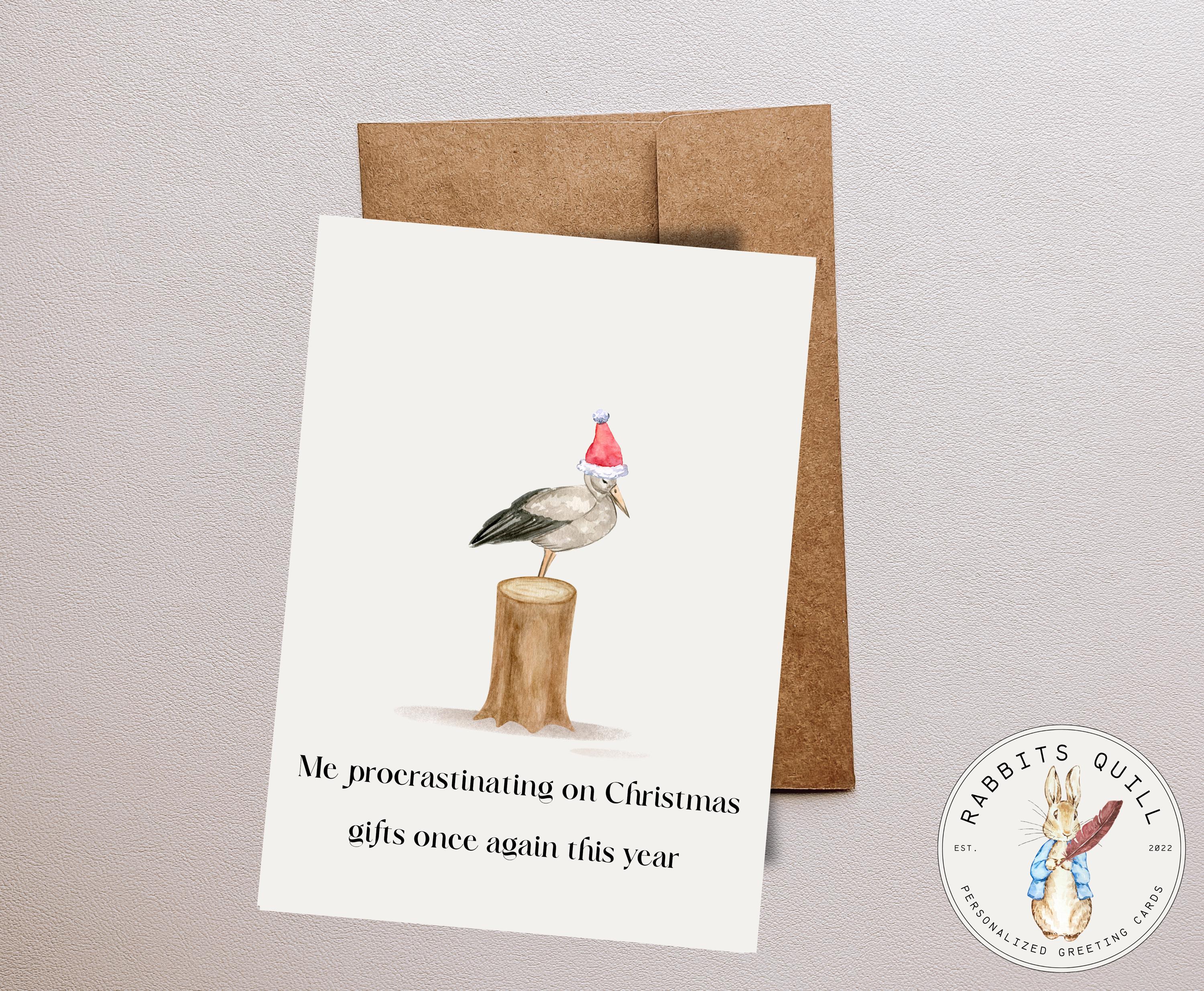 Funny Merry Christmas Card Printable, Digital Download, Funny Happy ...