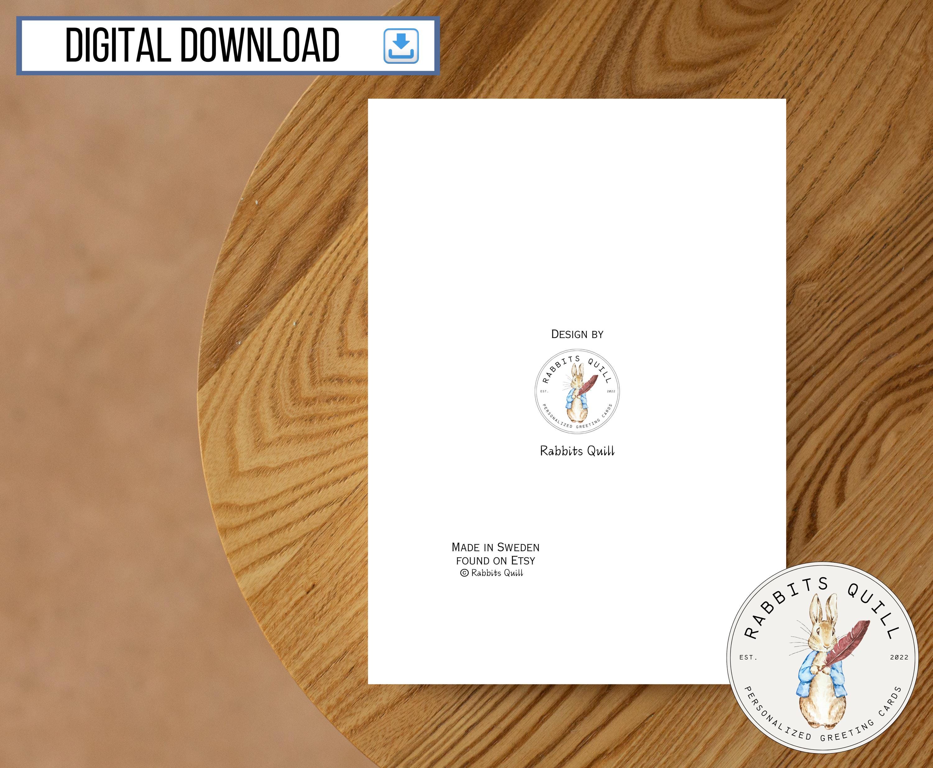 Funny Congratulations Card Printable, Digital Download, 5x7 Inch Card ...