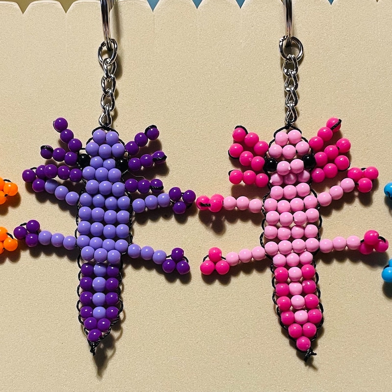 Axolotl Perler Beads - Etsy