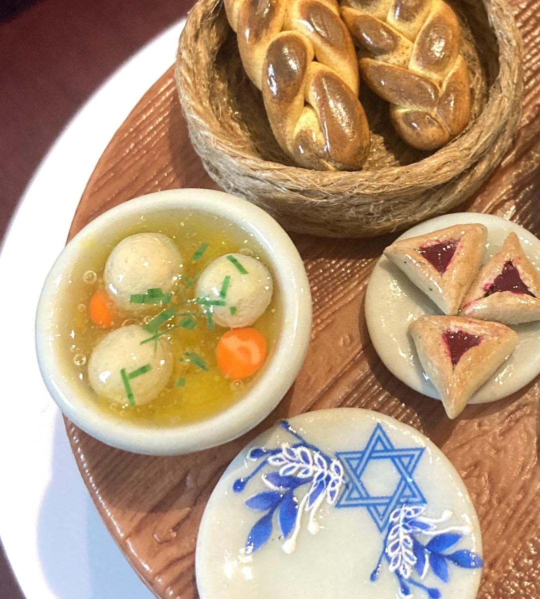 Matzo Ball Soup Bowl for Jewish Holidays Passover Judaica Jewish Food ...