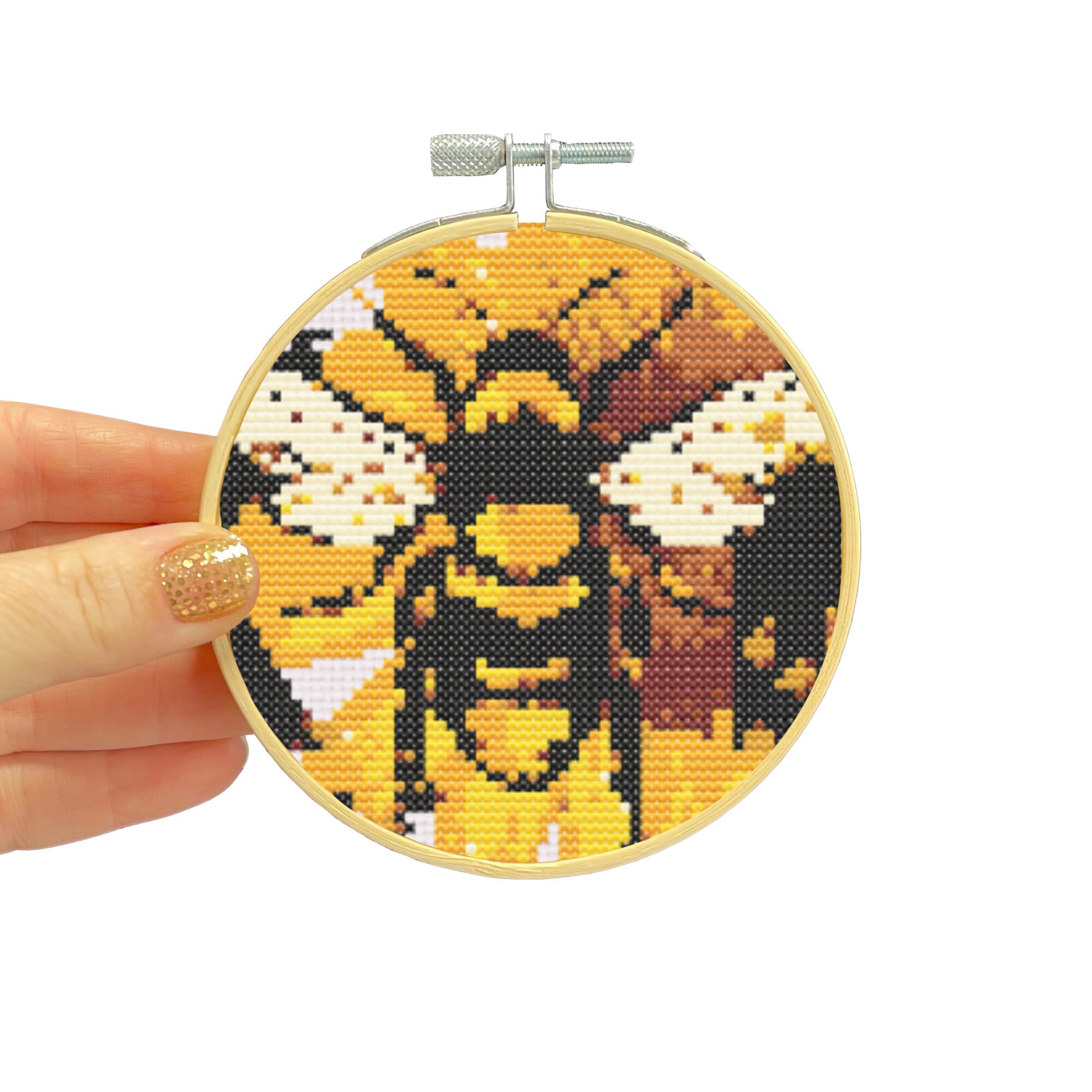 Honey Bee Kind Counted Cross Stitch Pattern for Spring Fast, Beginners ...