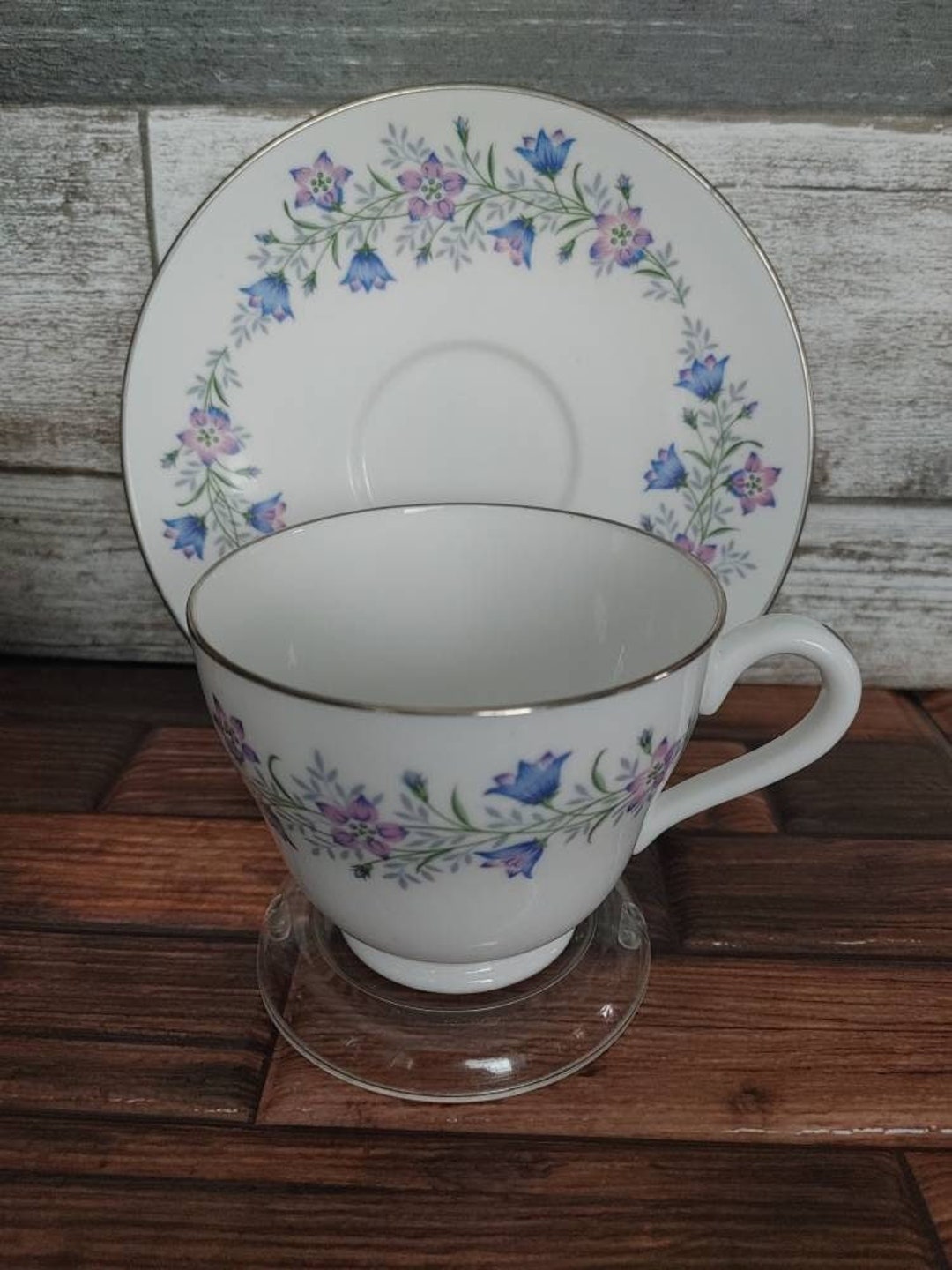 SPODE Teacup and Saucer MAYTIME Pattern ENGLAND - 3 Available - Mint ...