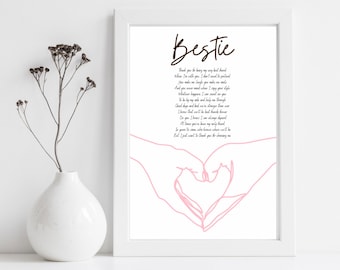 Bestie Poem - Etsy