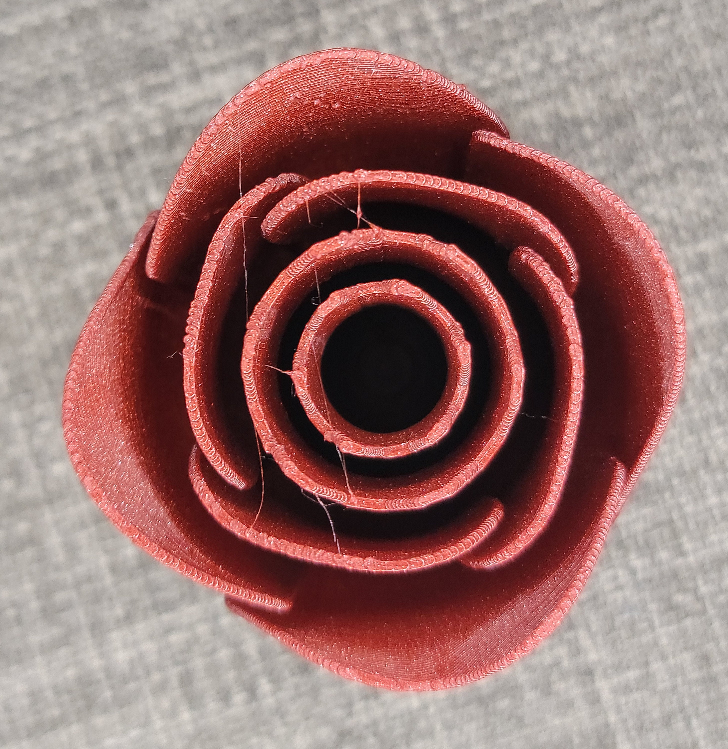 2" Red Rose (PLA 3D PRINTED) - Etsy