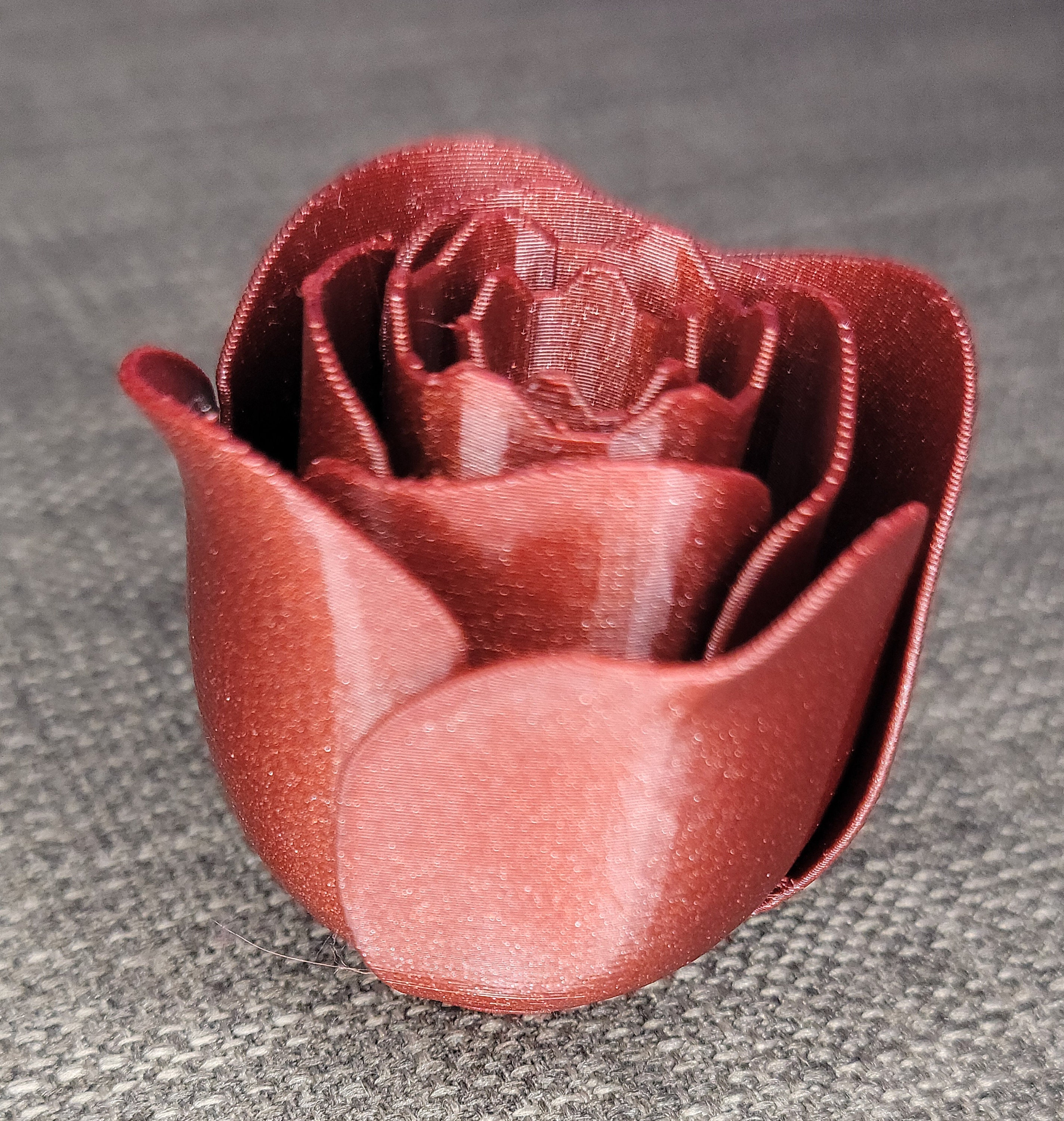 2" Red Rose (PLA 3D PRINTED) - Etsy