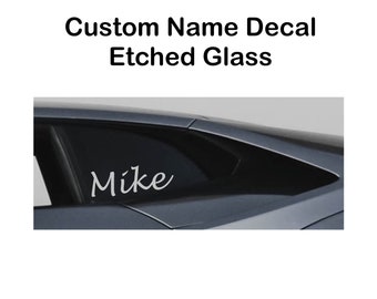 Etched Glass Decal | Etsy
