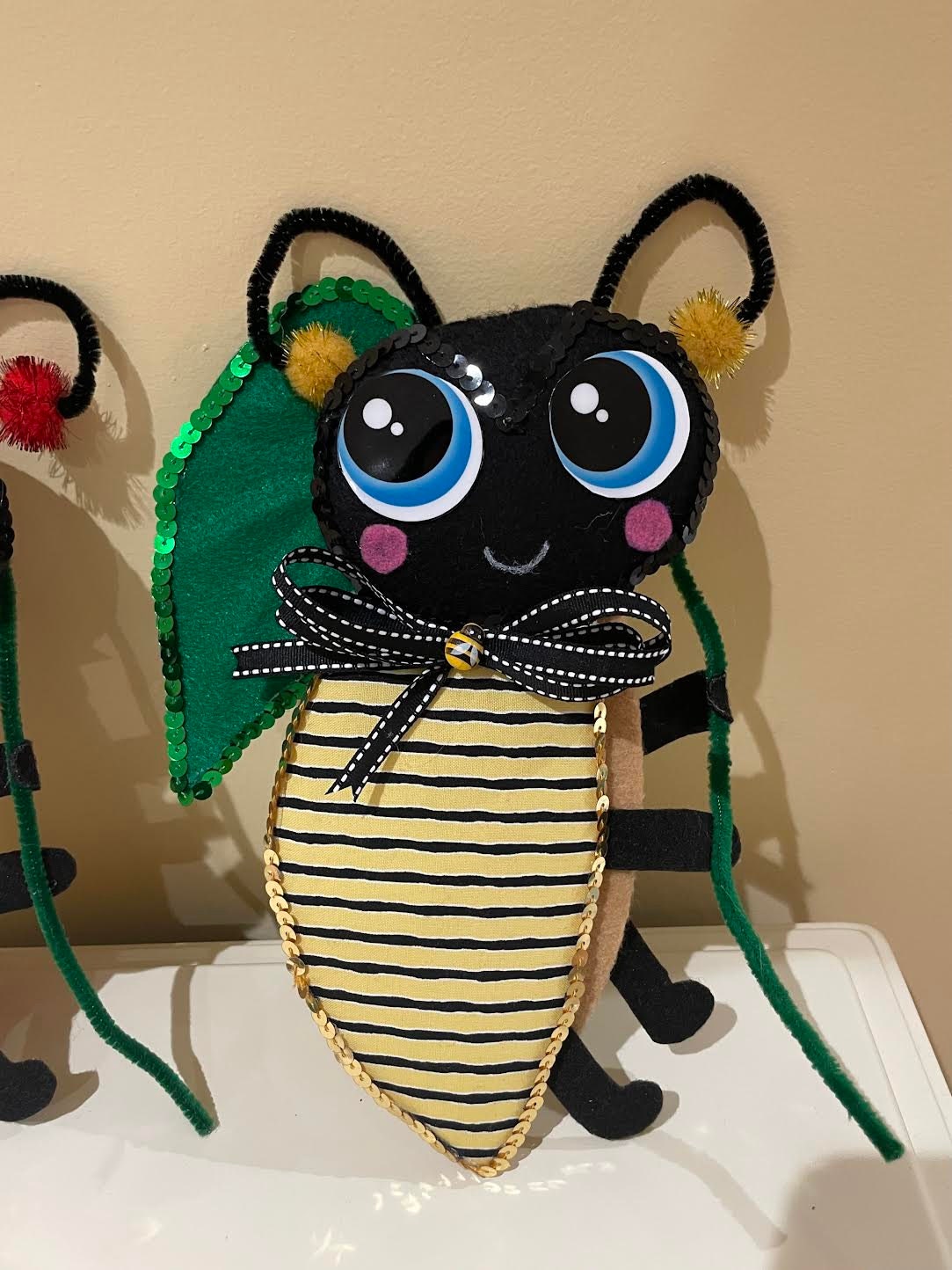 Ladybug Attachment Bee Attachment Ladybug Bee Wreath Attachment Wreath ...