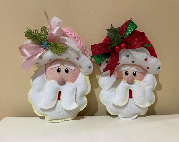 Christmas Santa Attachment Santa Attachment Christmas Attachment Wreath ...