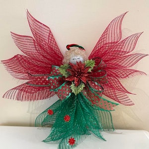 Christmas Angel Attachment | Angel Tree Topper | Wreath Attachment ...