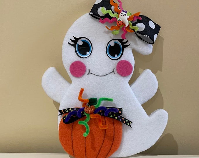 Halloween Ghost Attachment Halloween Ghost Ghost Wreath - Etsy