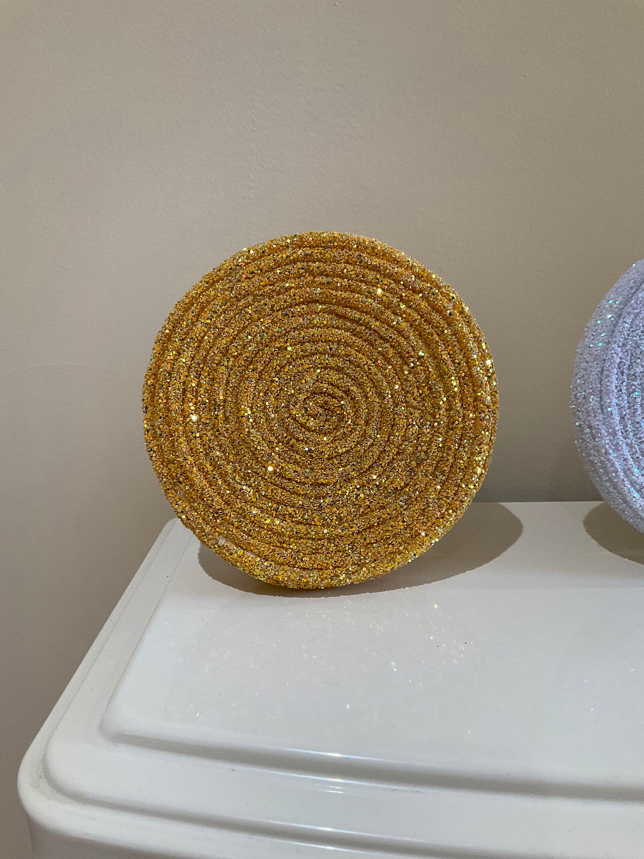 Flower Center Glitter Resin Rope Flower Center Round Disc - Etsy