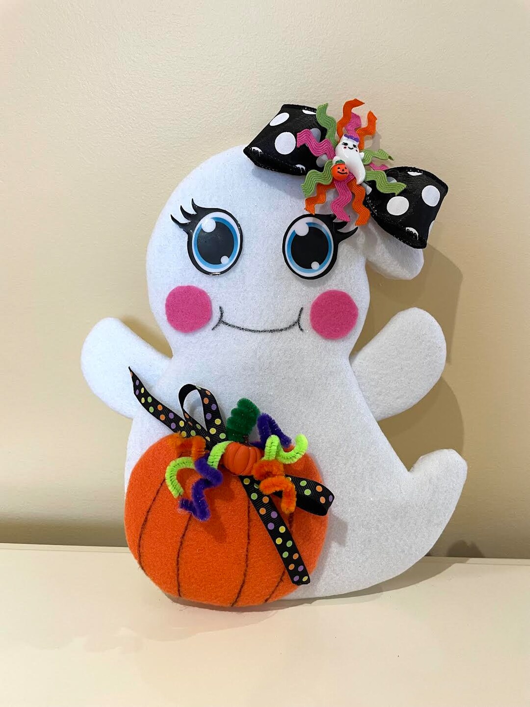 Halloween Ghost Attachment Halloween Ghost Ghost Wreath - Etsy