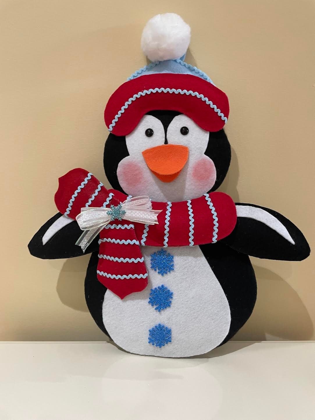 Penguin Attachment | Winter Penguin Attachment | Penguin | Wreath ...