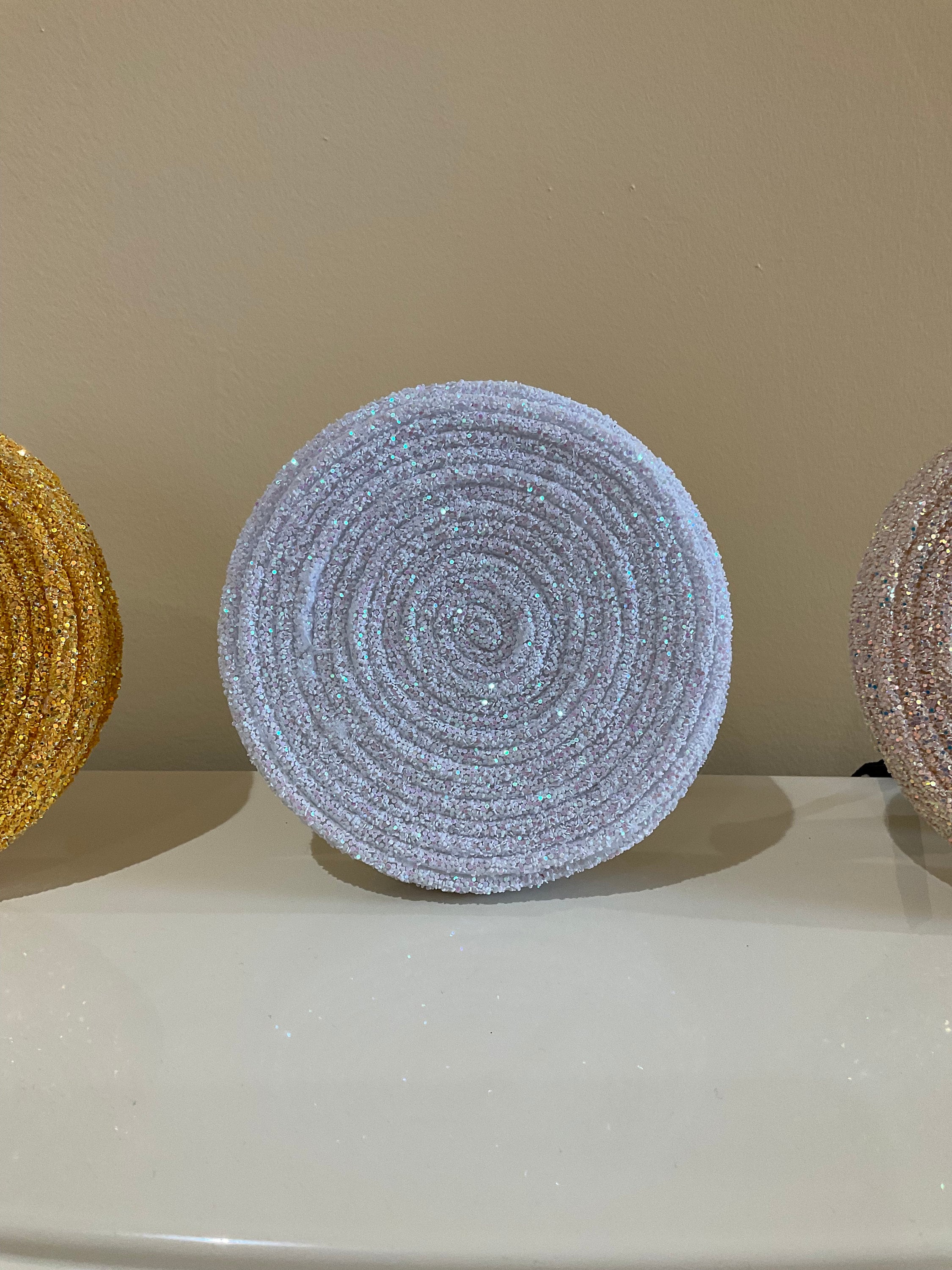 Flower Center Glitter Resin Rope Flower Center Round Disc - Etsy