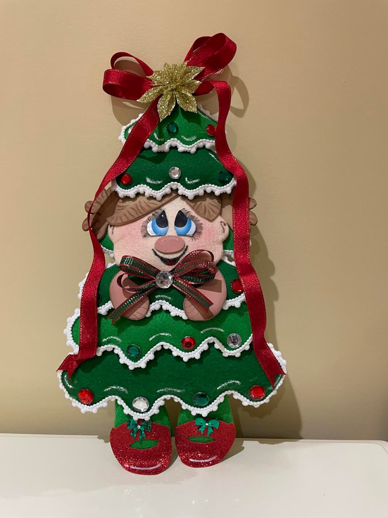 Girl in Christmas Tree Attachment | Christmas Tree | Christmas ...