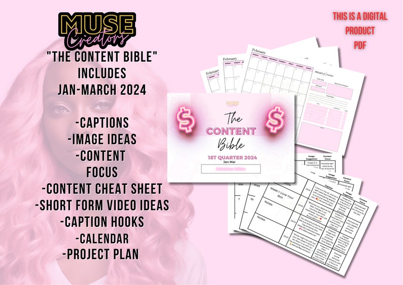 Content Calendar for Estheticians Monthly Planner Content 1st Quarter ...