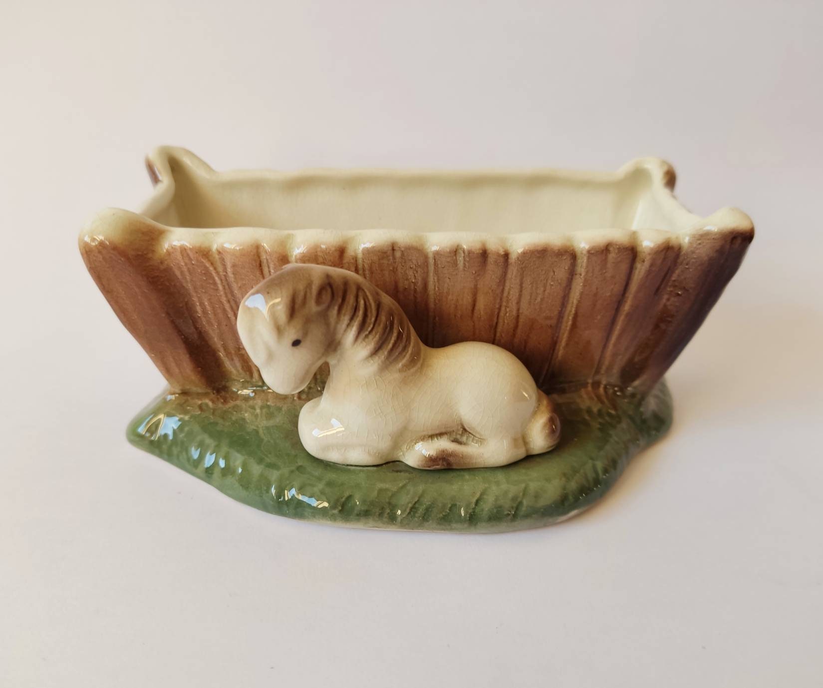 Vintage Hornsea Fauna Royal Horse Vase - Etsy