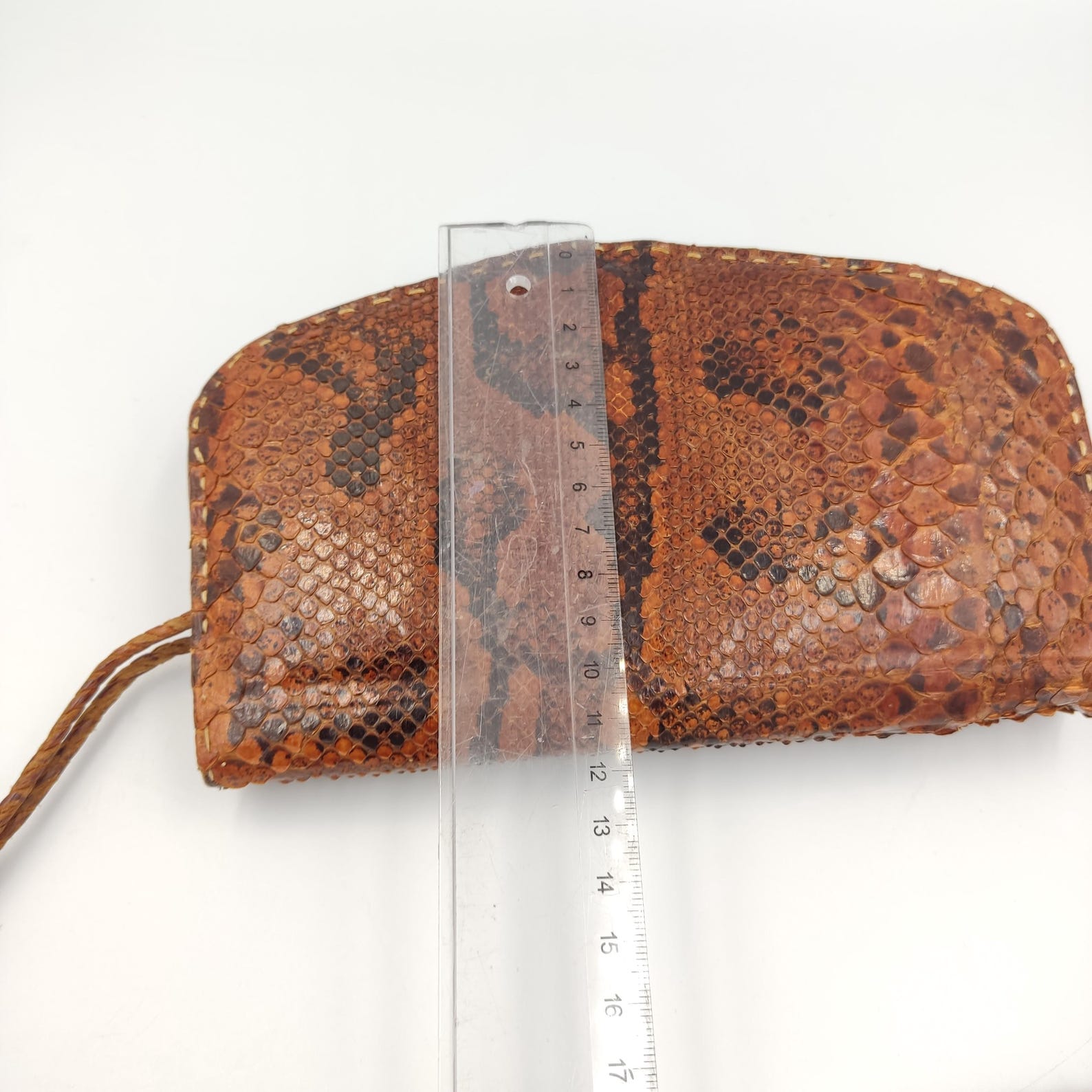 Vintage Snake Pattern Leather Crossbody Bag – Boho Style Small Shoulder ...