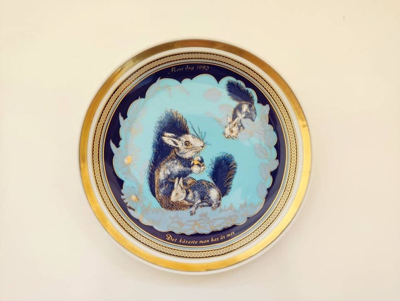 Vintage Collectible bavaria Porcelain Plate With - Etsy