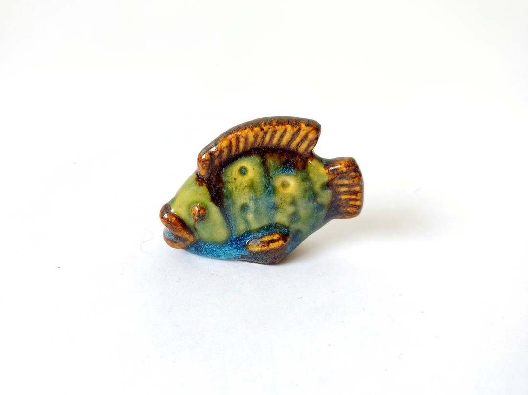 Small Fish Sculpture Made by Willy Fischer, Sweden 1960 Ego Stengods - Etsy