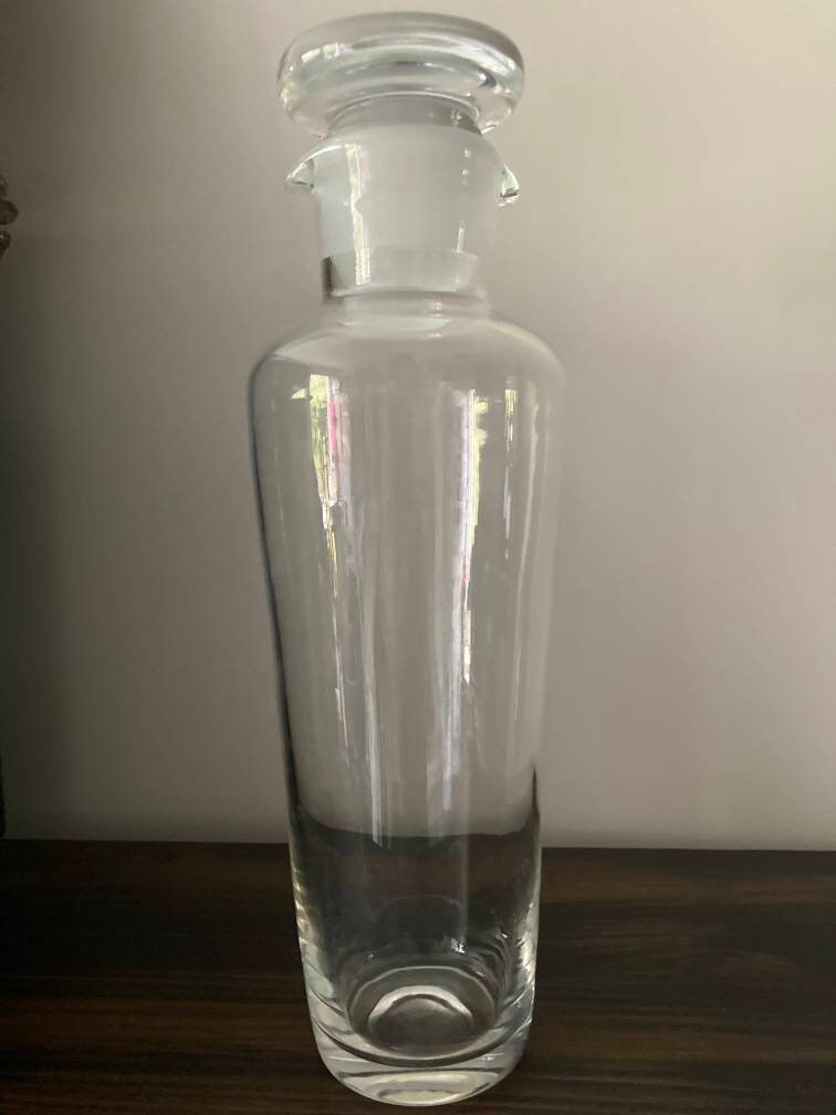 Vintage Clear Glass Swedish Decanter GERDA STRÖMBERG - Etsy